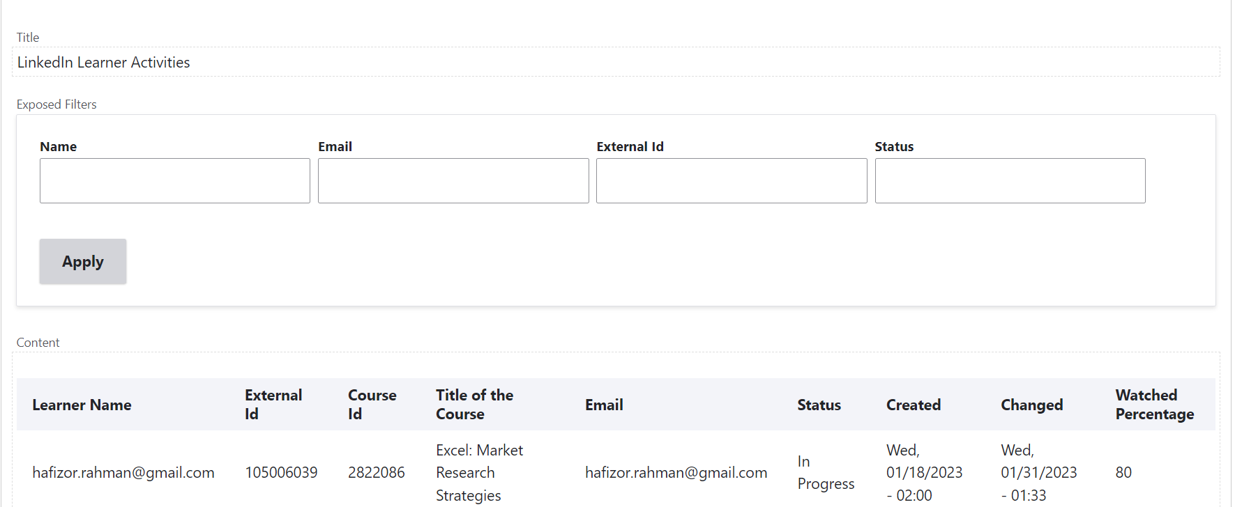 LearnerActivities | Drupal.org