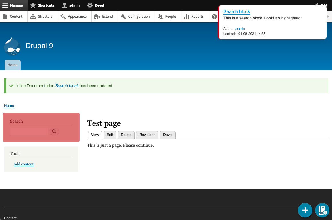 Inline documentation | Drupal.org
