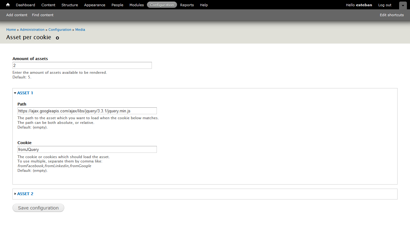 Asset per Cookie | Drupal.org