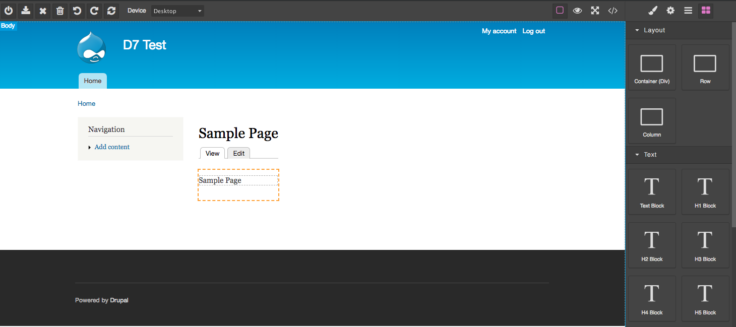GrapesJs Editor | Drupal.org