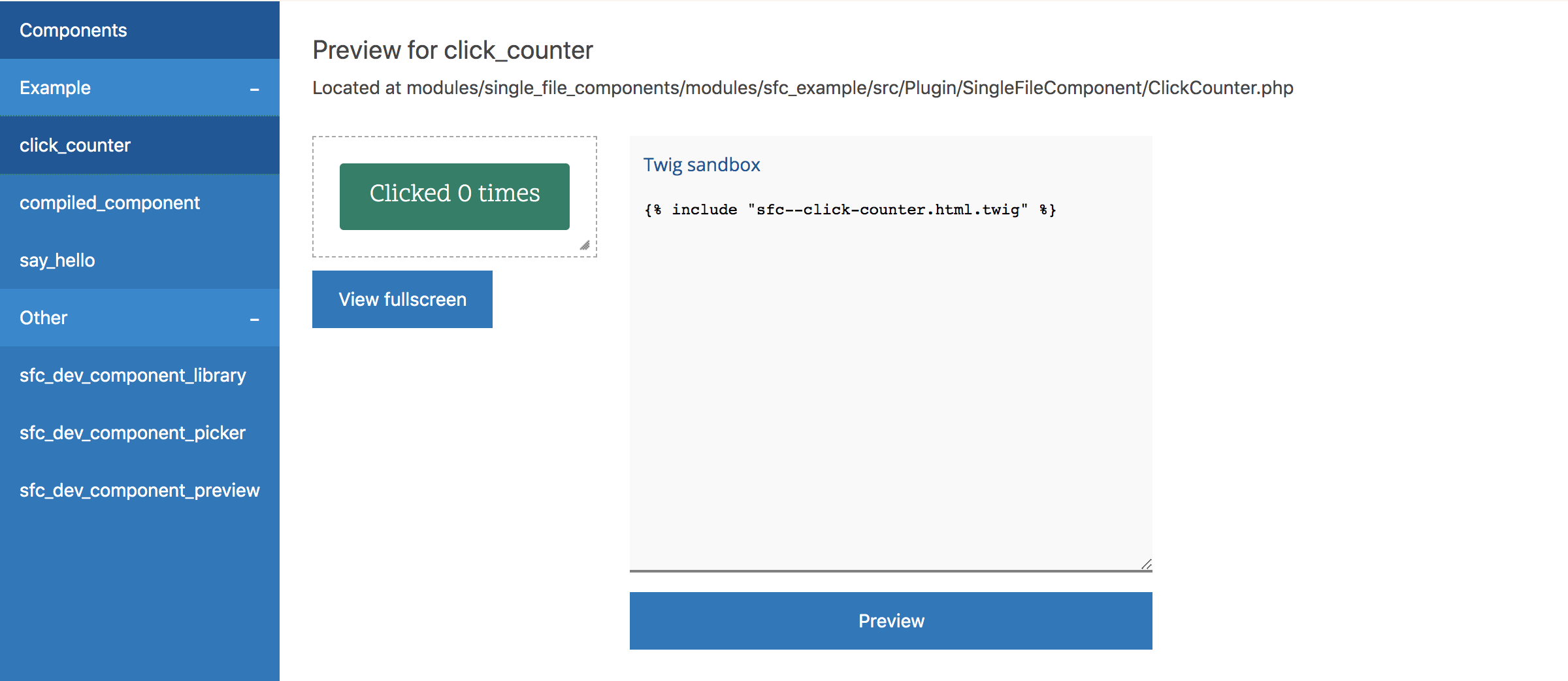 Single File Components | Drupal.org