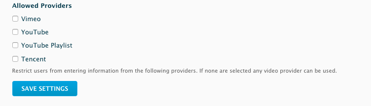 Video Embed Tencent Provider | Drupal.org