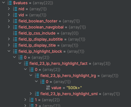 Node field values | Drupal.org