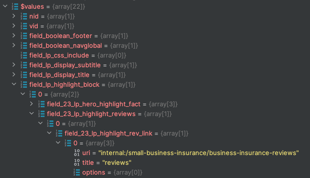 Node field values | Drupal.org