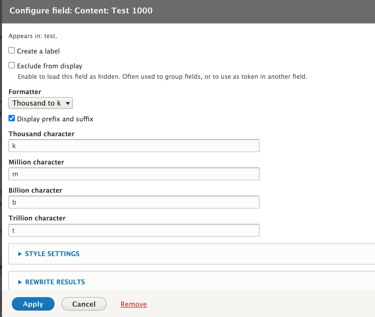 1000 to 1k | Drupal.org