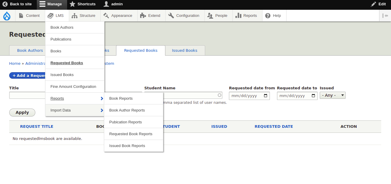 Library Management System | Drupal.org
