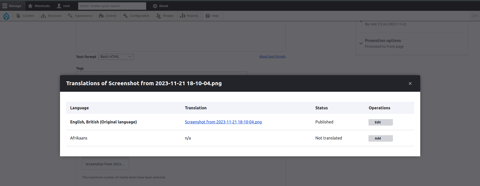 Media Library Translate | Drupal.org