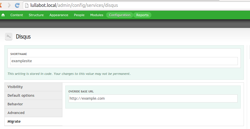Disqus Migrate | Drupal.org