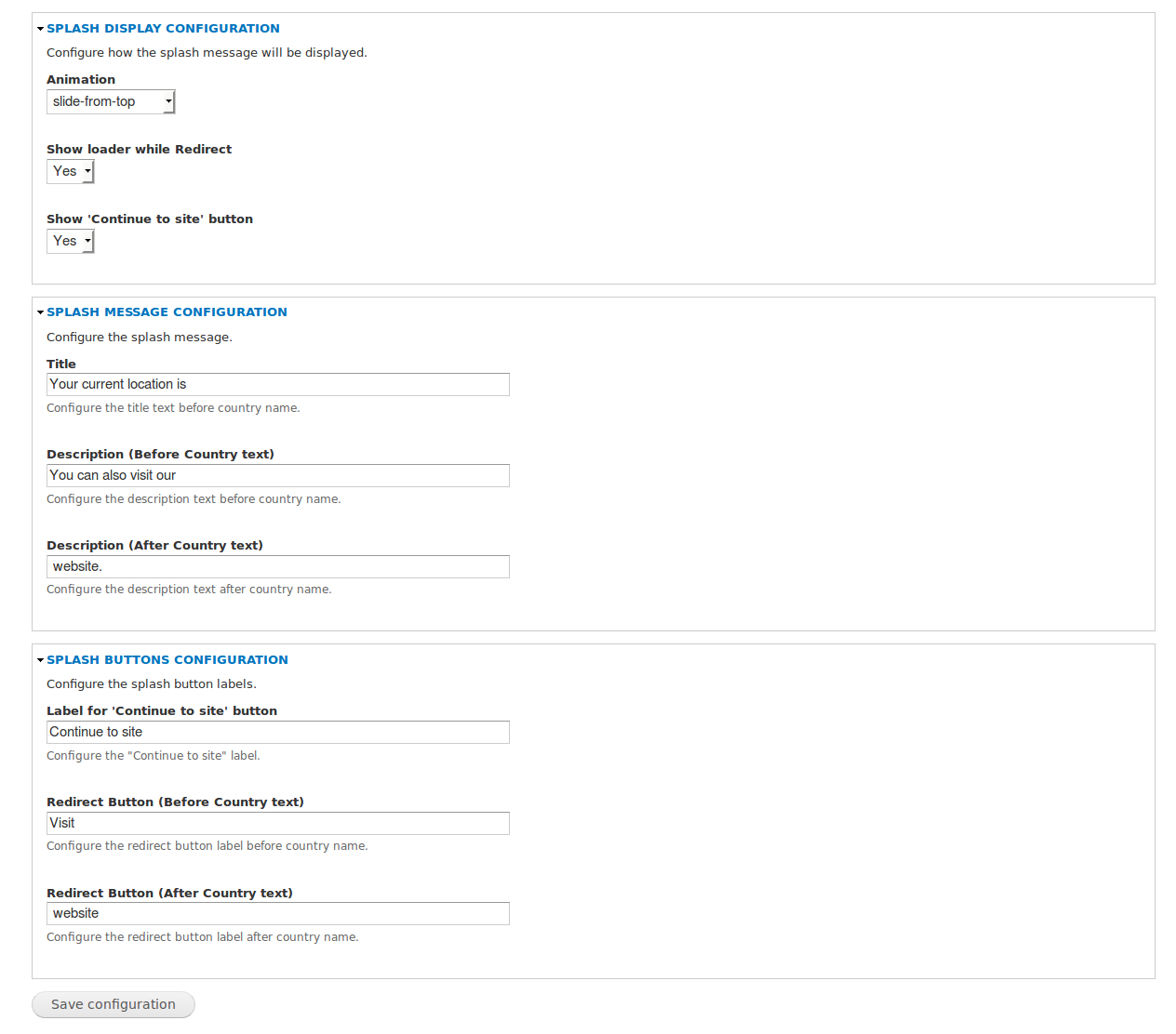 IP Locator with Splash | Drupal.org