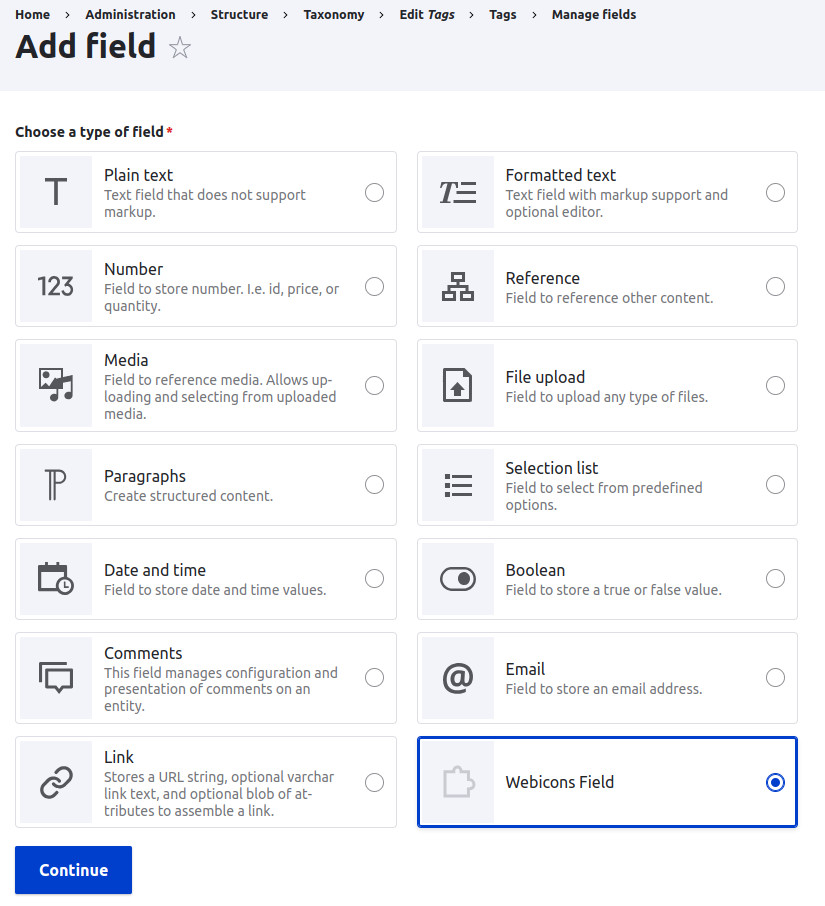 Webicons | Drupal.org