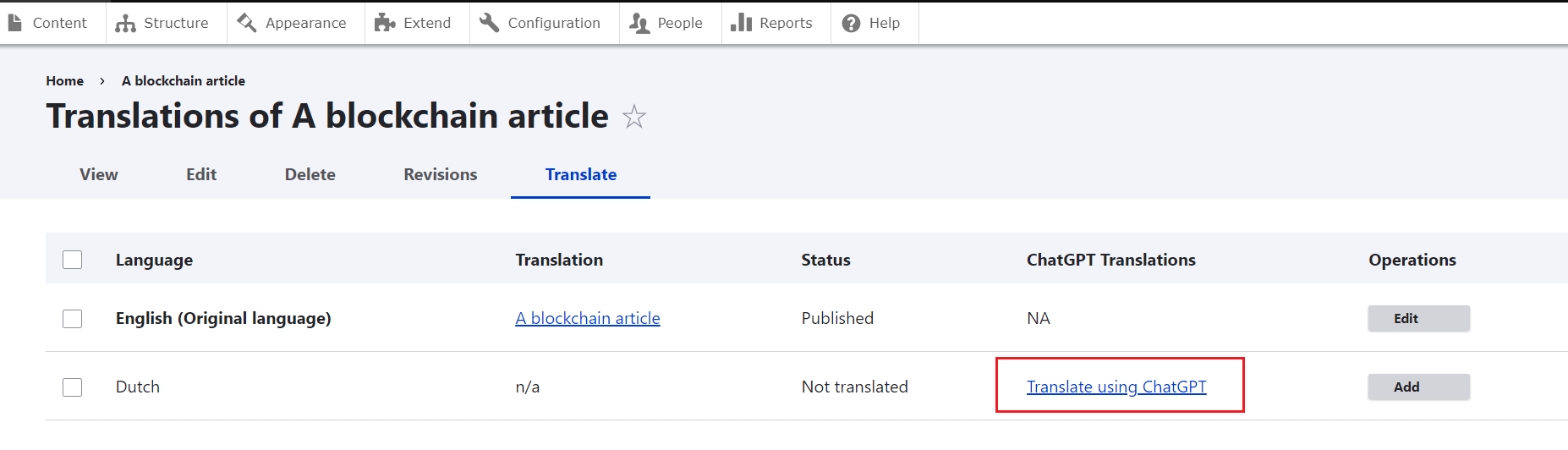 AI translate | Drupal.org