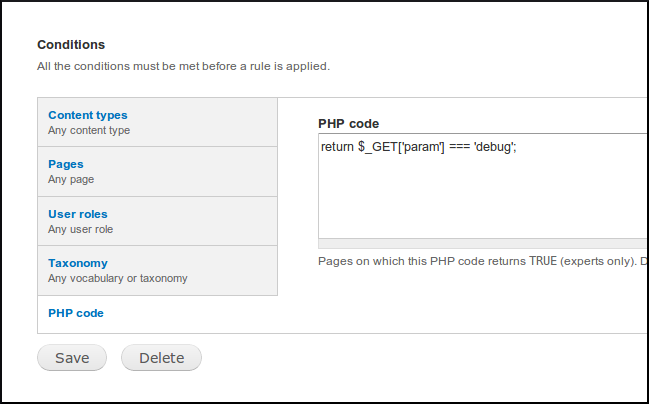 Menu Position Php 