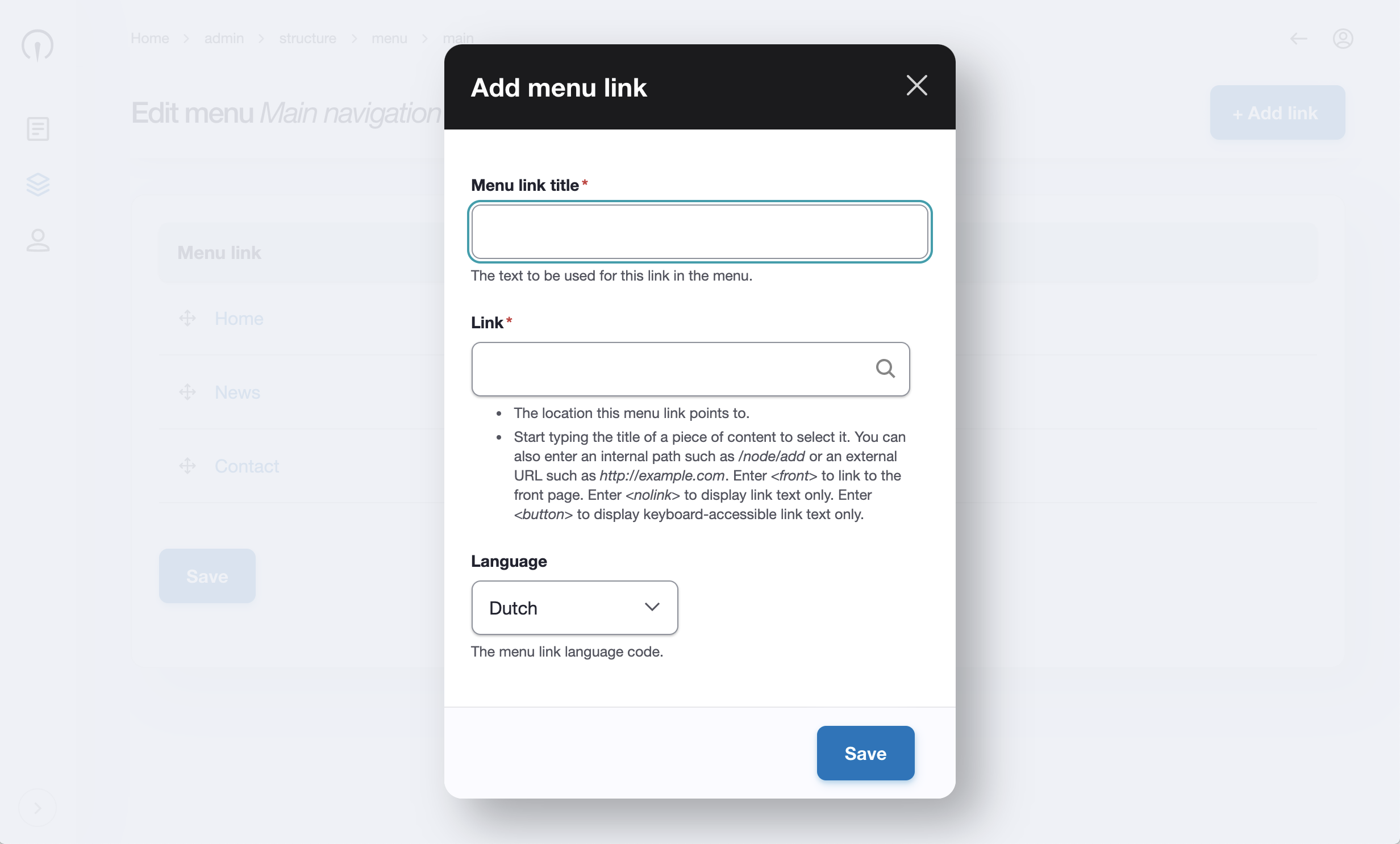 Simple Terms And Menus