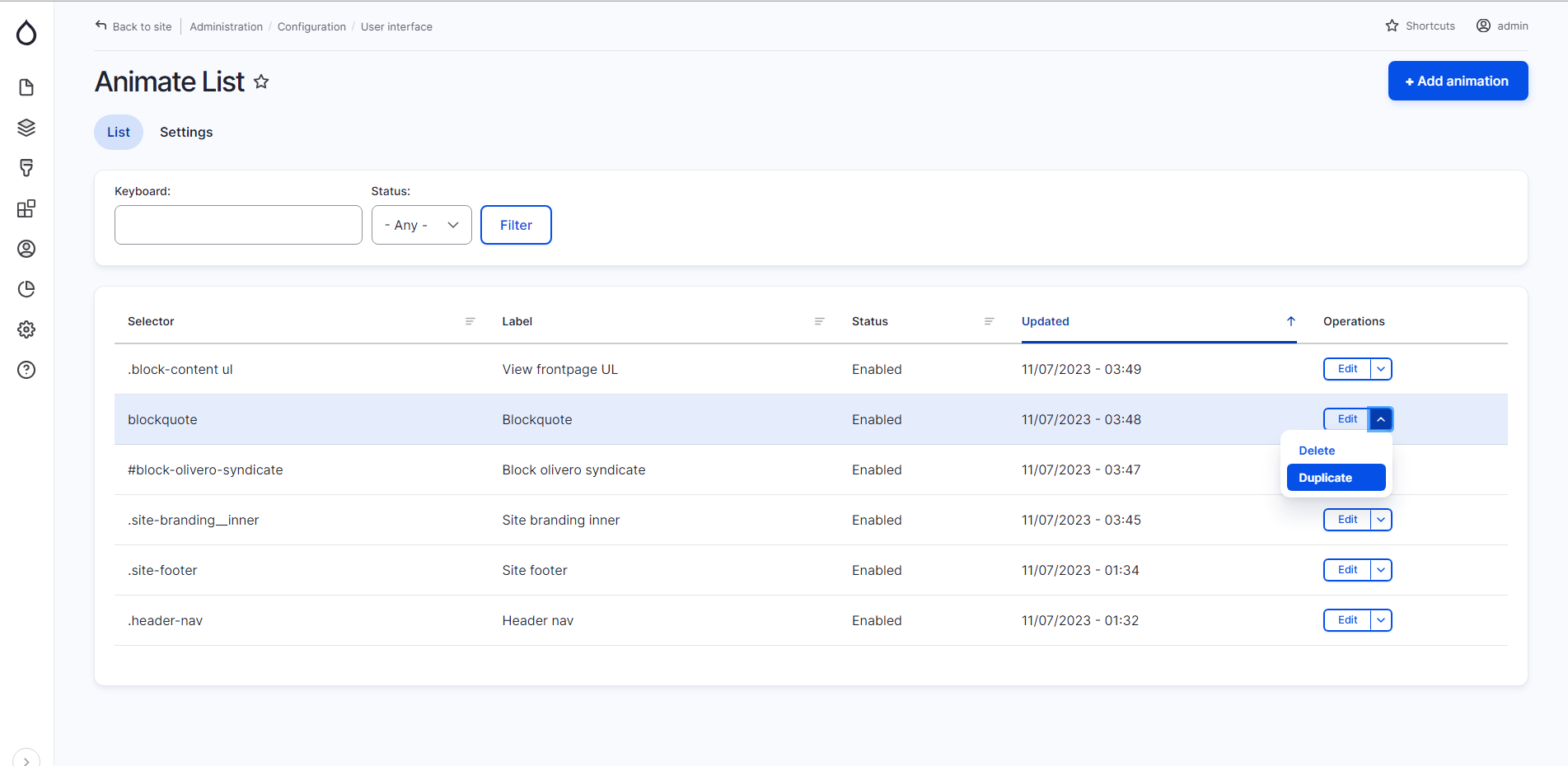 AnimateCSS | Drupal.org