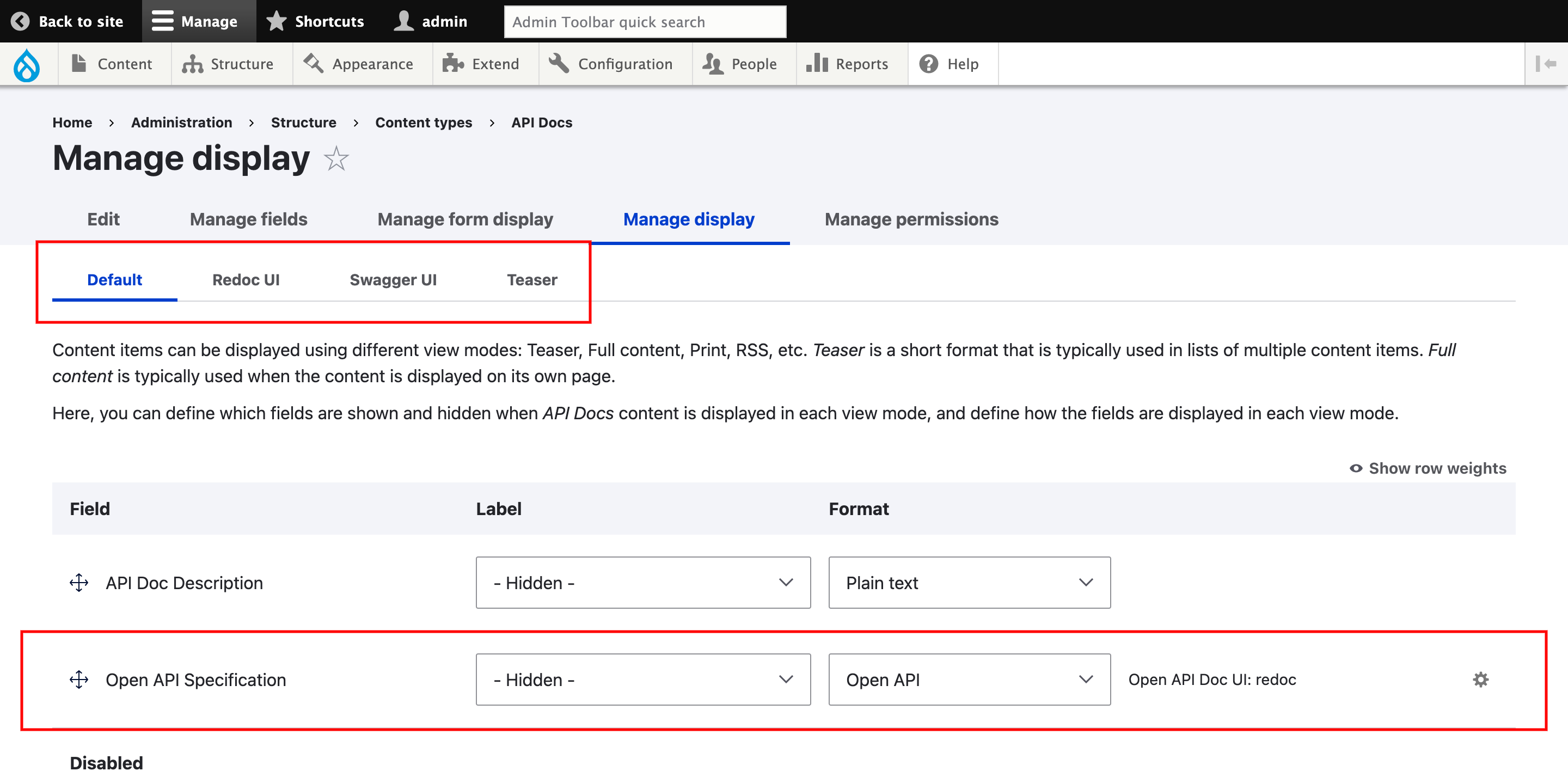 Api Docs