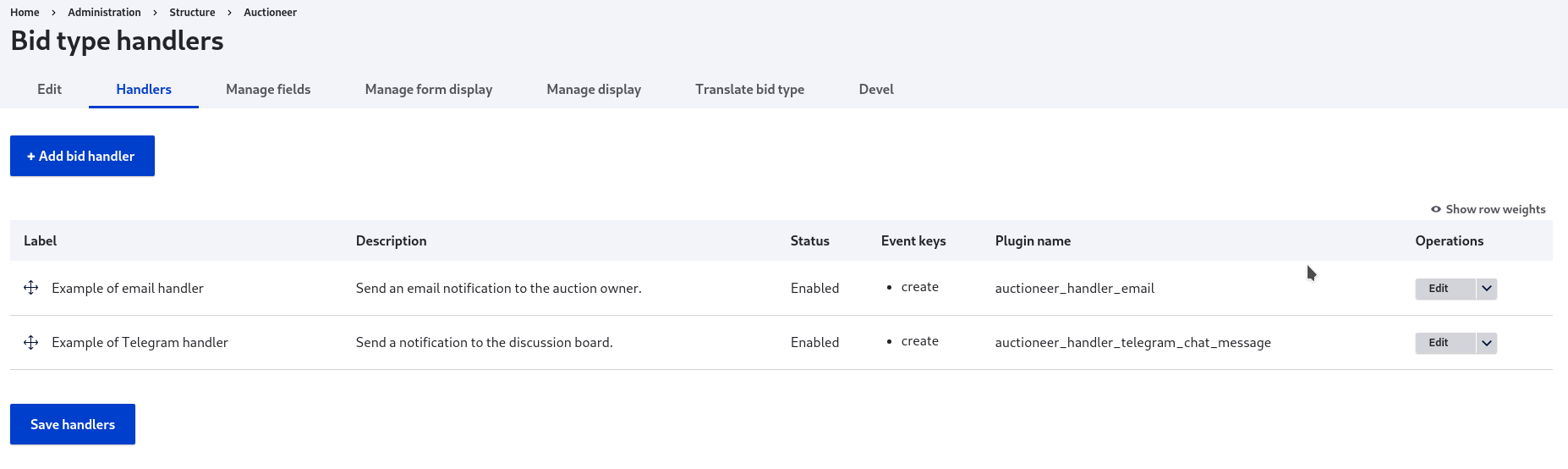 Auctioneer | Drupal.org
