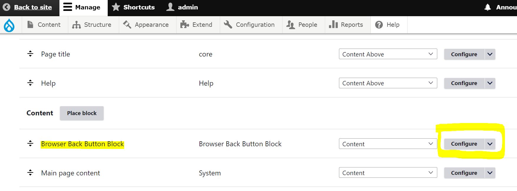 Browser Back Button | Drupal.org
