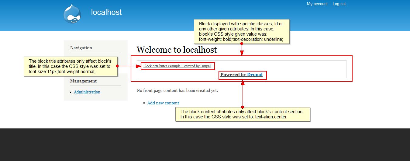 Block Attributes | Drupal.org Block Attributes | Drupal.org