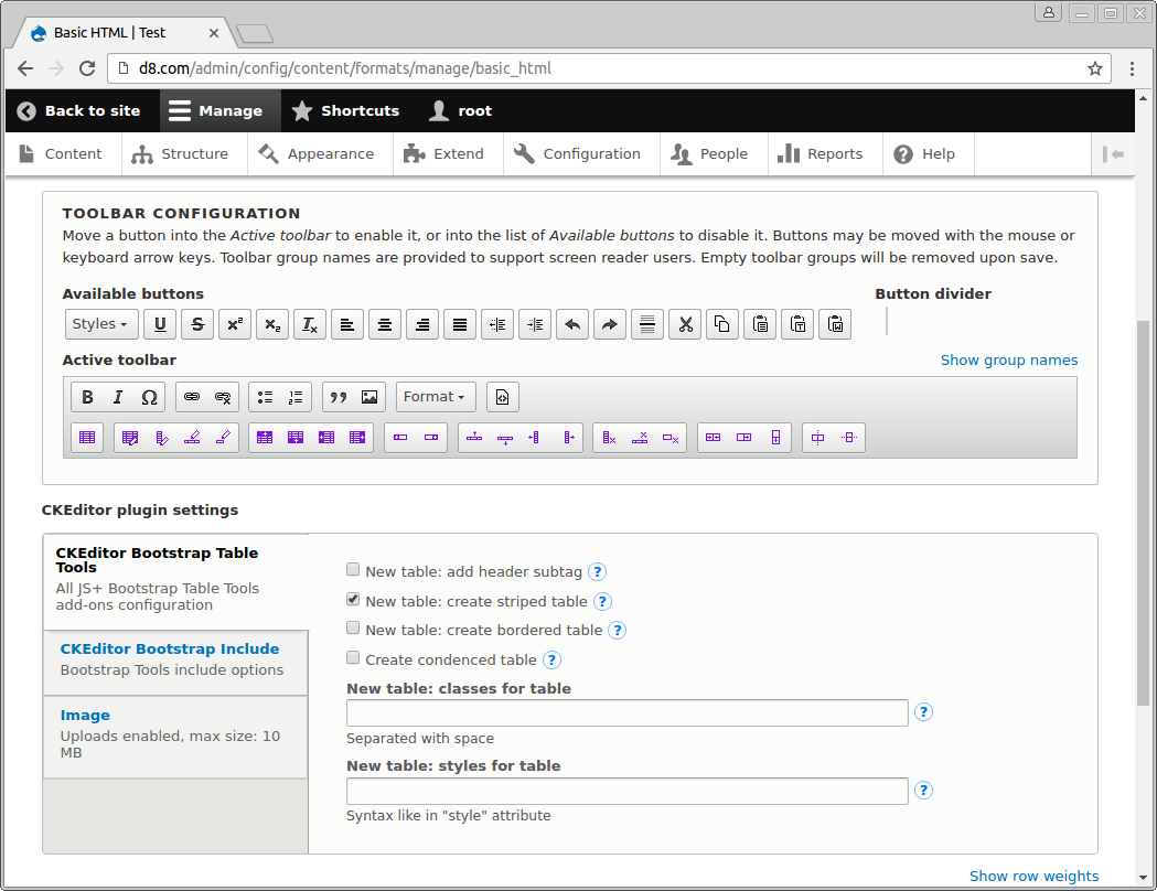 CKEditor Bootstrap Table Tools | Drupal.org