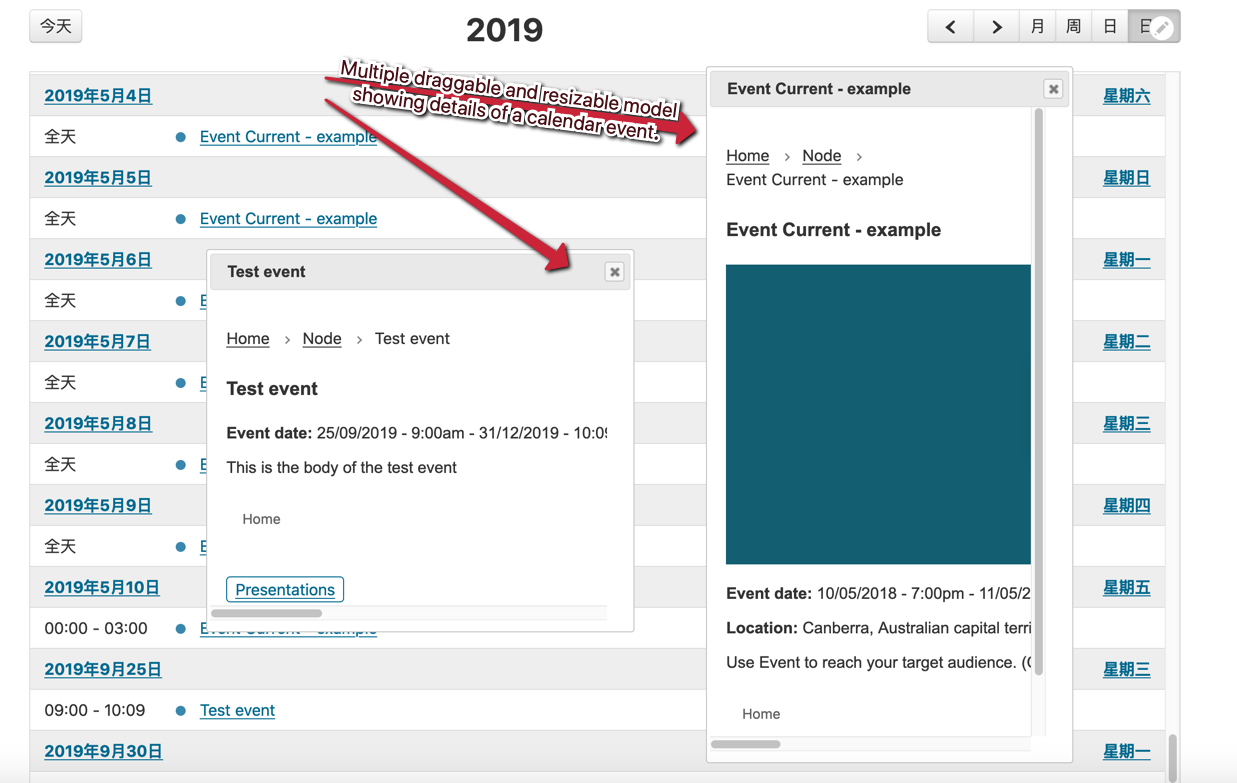 Fullcalendar View | Drupal.org