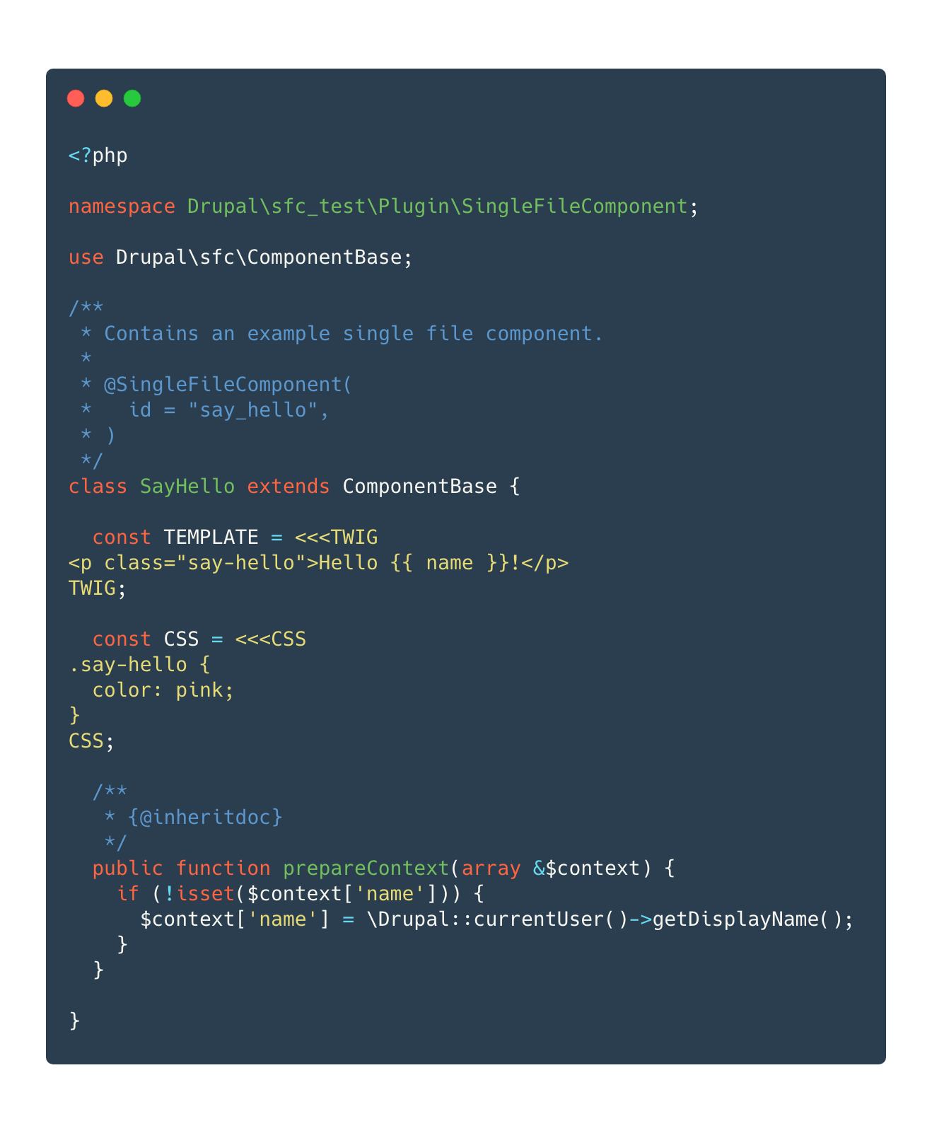Single File Components | Drupal.org