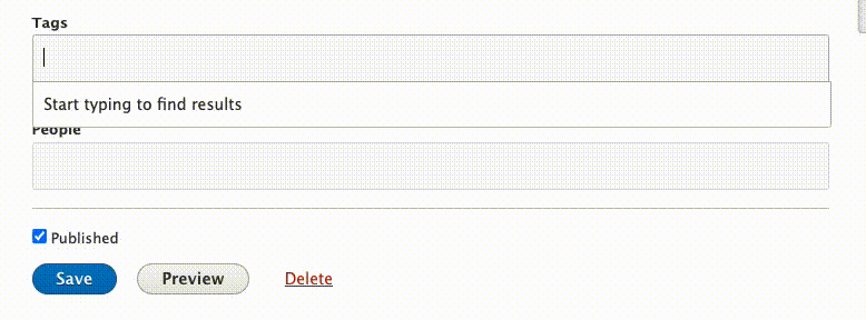 Choices Autocomplete
