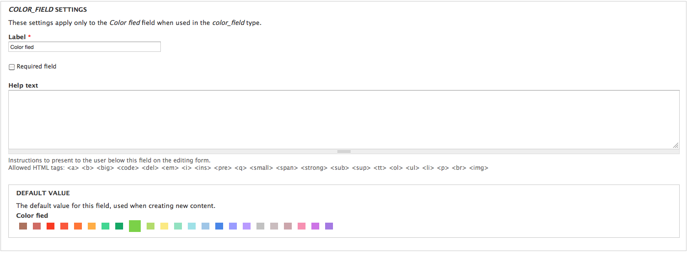 Color Field | Drupal.org