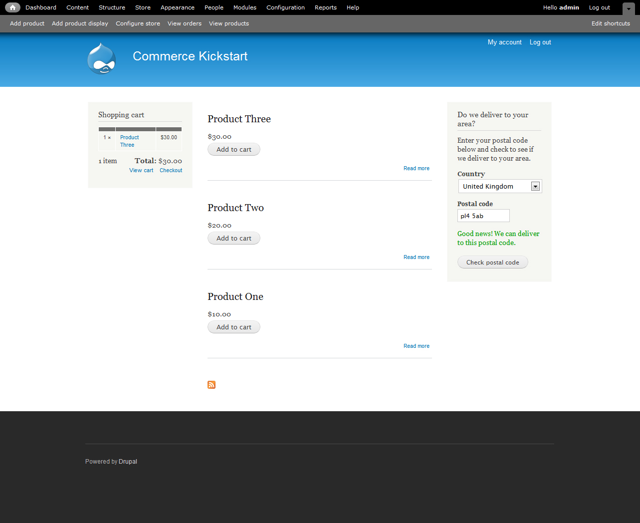 Commerce Postal Code Filter | Drupal.org