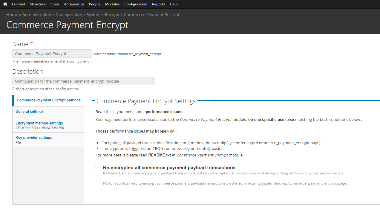 Commerce Payment Encryption