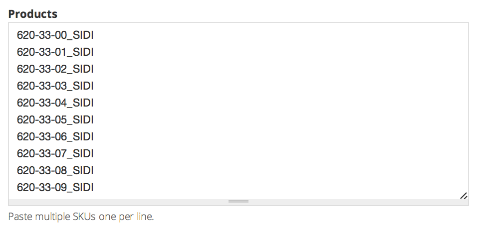 Commerce Product Reference SKU List Widget | Drupal.org