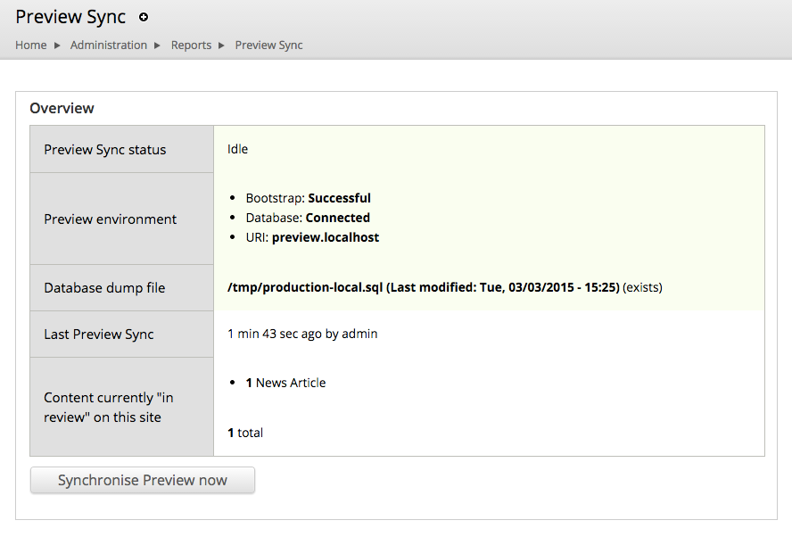 Preview Sync | Drupal.org Preview Sync | Drupal.org