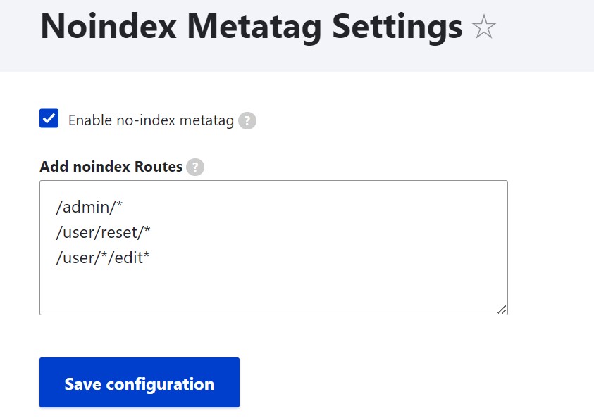 NoIndex Metatag | Drupal.org NoIndex Metatag | Drupal.org