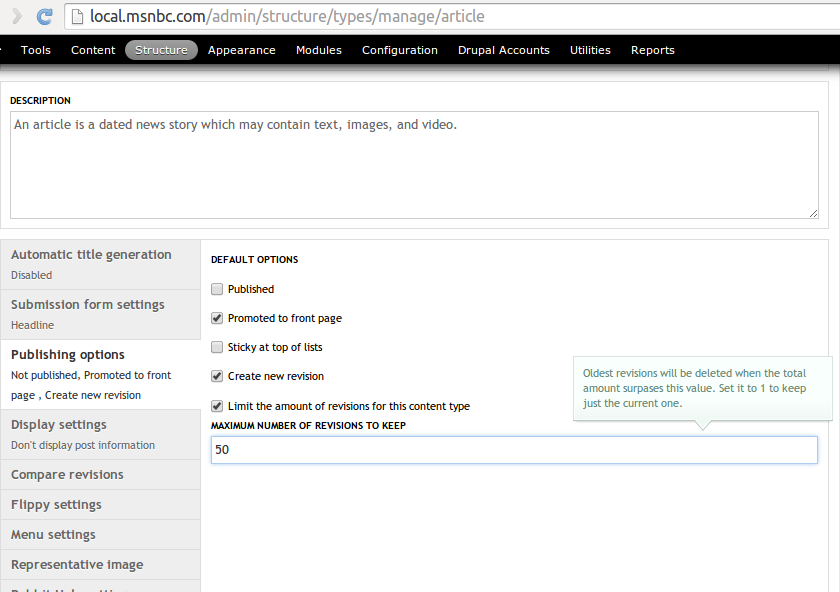 Node Revision Delete | Drupal.org
