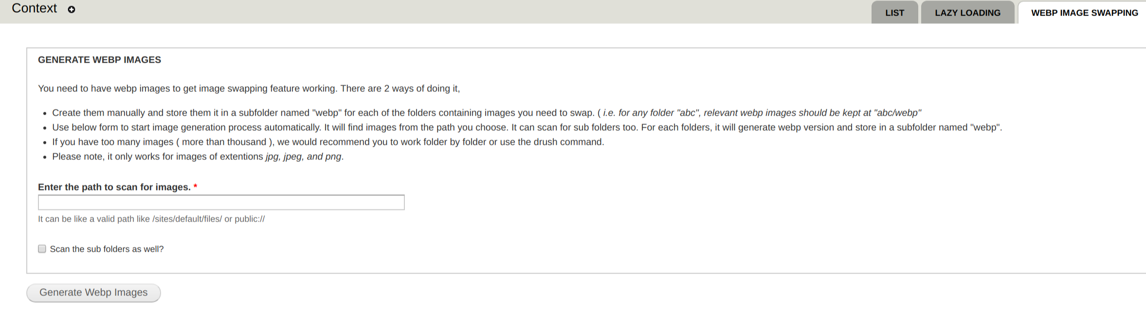 Context Image Loader | Drupal.org