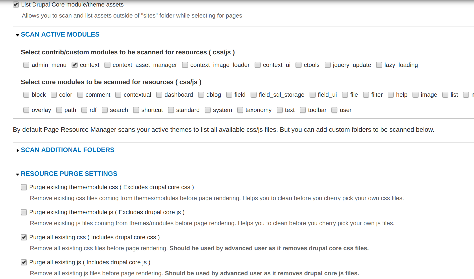 Context Asset Manager | Drupal.org
