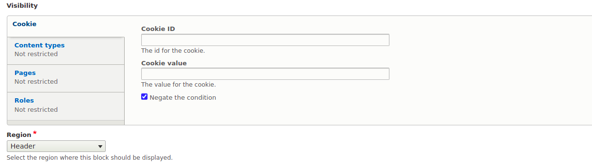 Cookie Block | Drupal.org