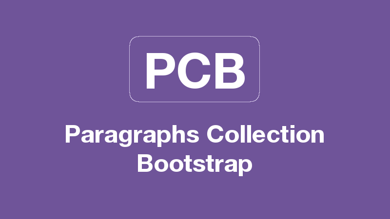 Paragraphs Collection Bootstrap | Drupal.org Paragraphs Collection Bootstrap | Drupal.org