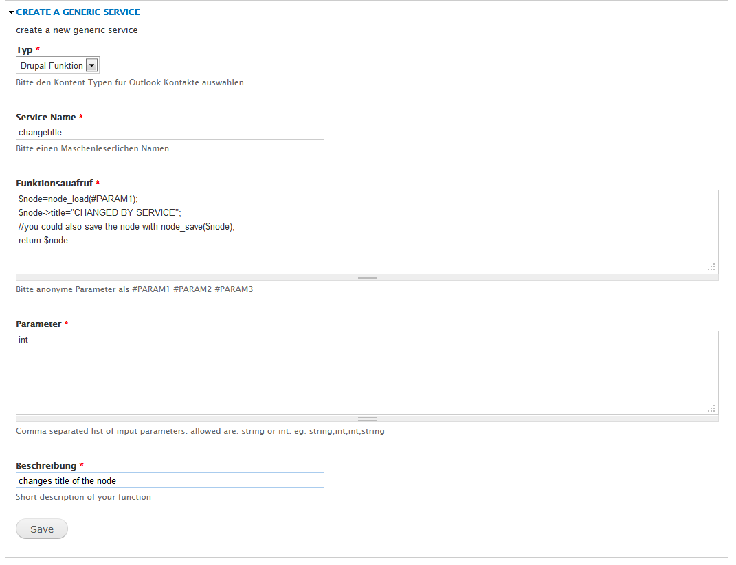 Generic Services | Drupal.org