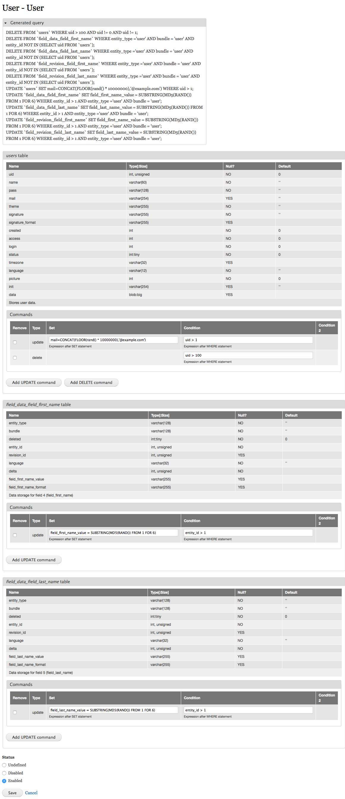DB Sanitizer | Drupal.org