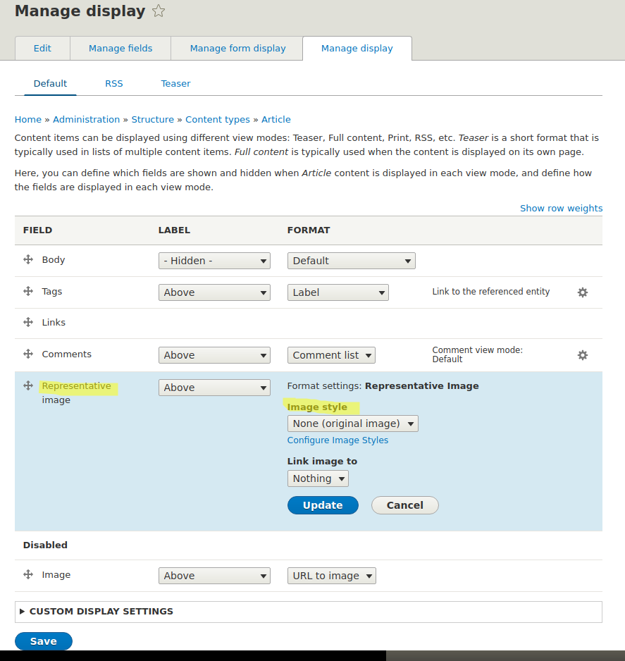 Representative Image | Drupal.org