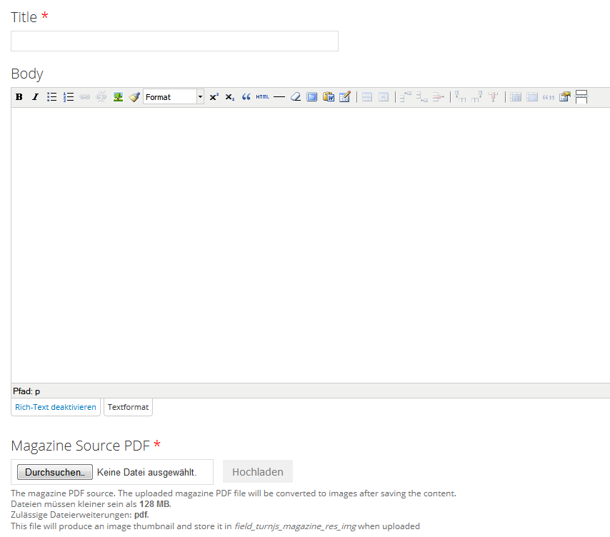 Turn.js Magazines [D7] | Drupal.org