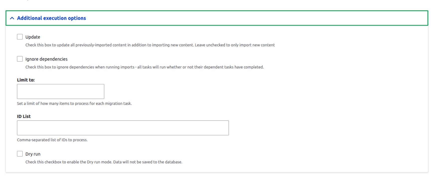 Migrate Dry run | Drupal.org
