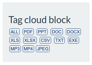 Dynamic Tag Clouds | Drupal.org