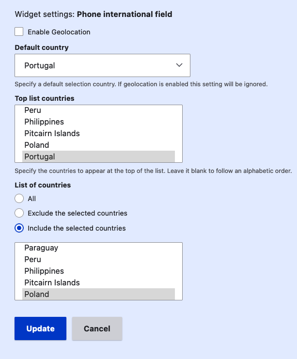 International Phone | Drupal.org