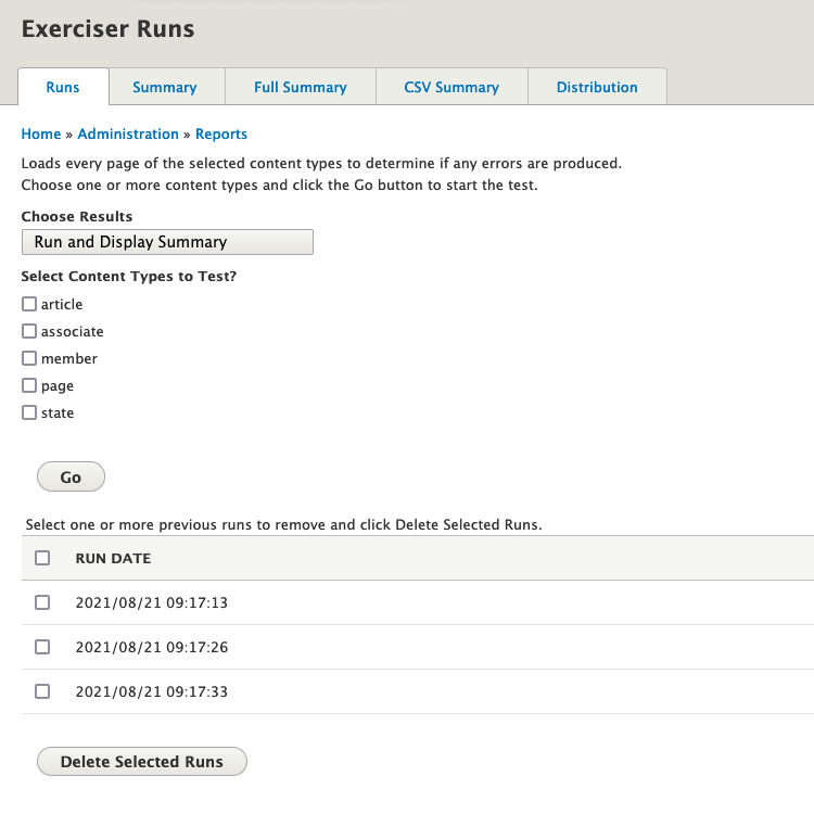 Exerciser Drupal Org