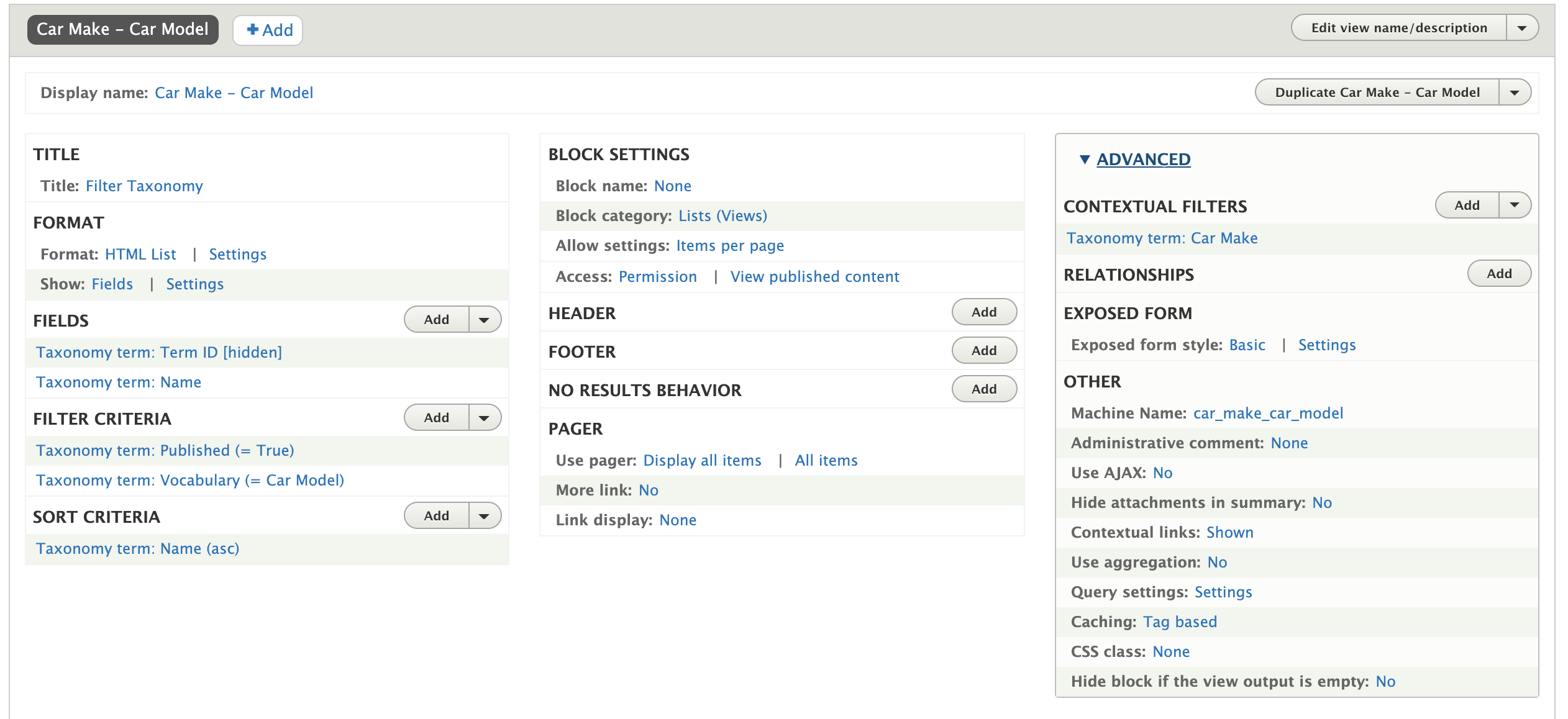 Form Filter Fields 5803