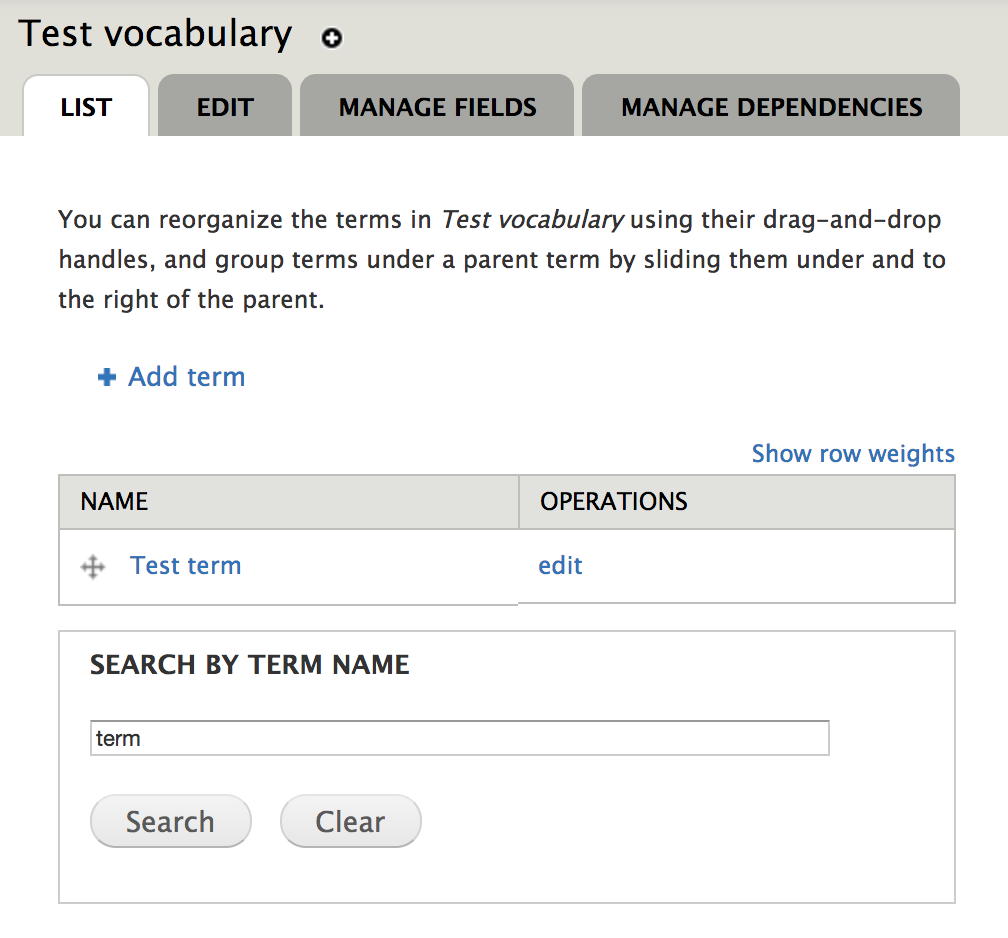 Find Term Drupal find-term-drupal