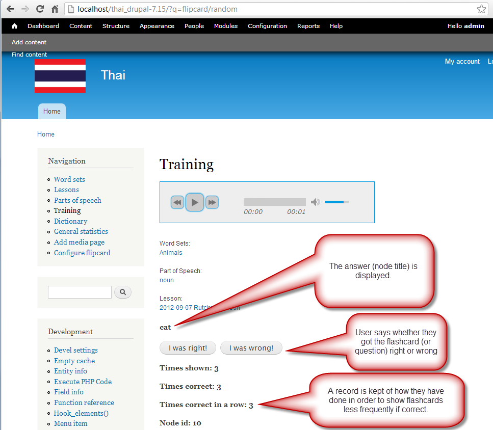 Flipcard - nodes made into flashcards | Drupal.org