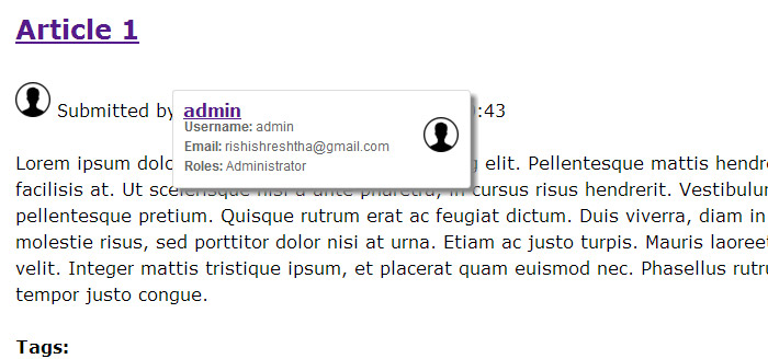 Hover Card | Drupal.org
