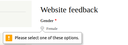 Select Radio Checkbox Field HTML 5 Validation | Drupal.org